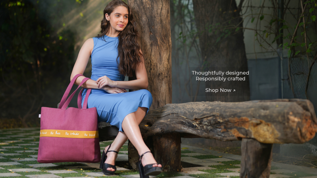 Sustainable Jute & Organic Cotton Handbags | Kaahu
