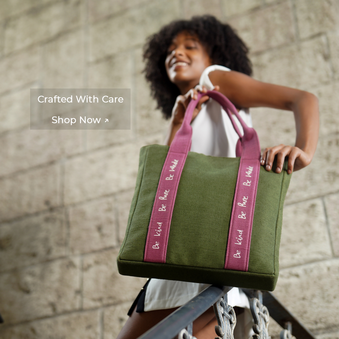 Sustainable Jute & Organic Cotton Handbags | Kaahu